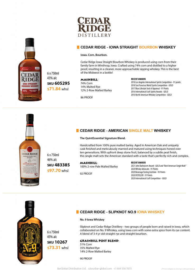 Products | BarGlobal